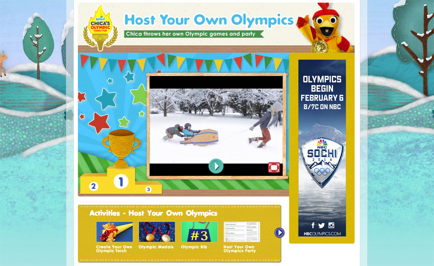 I-SITE and Sprout Team Up for Chica’s Olympic Family Fun | I-SITE